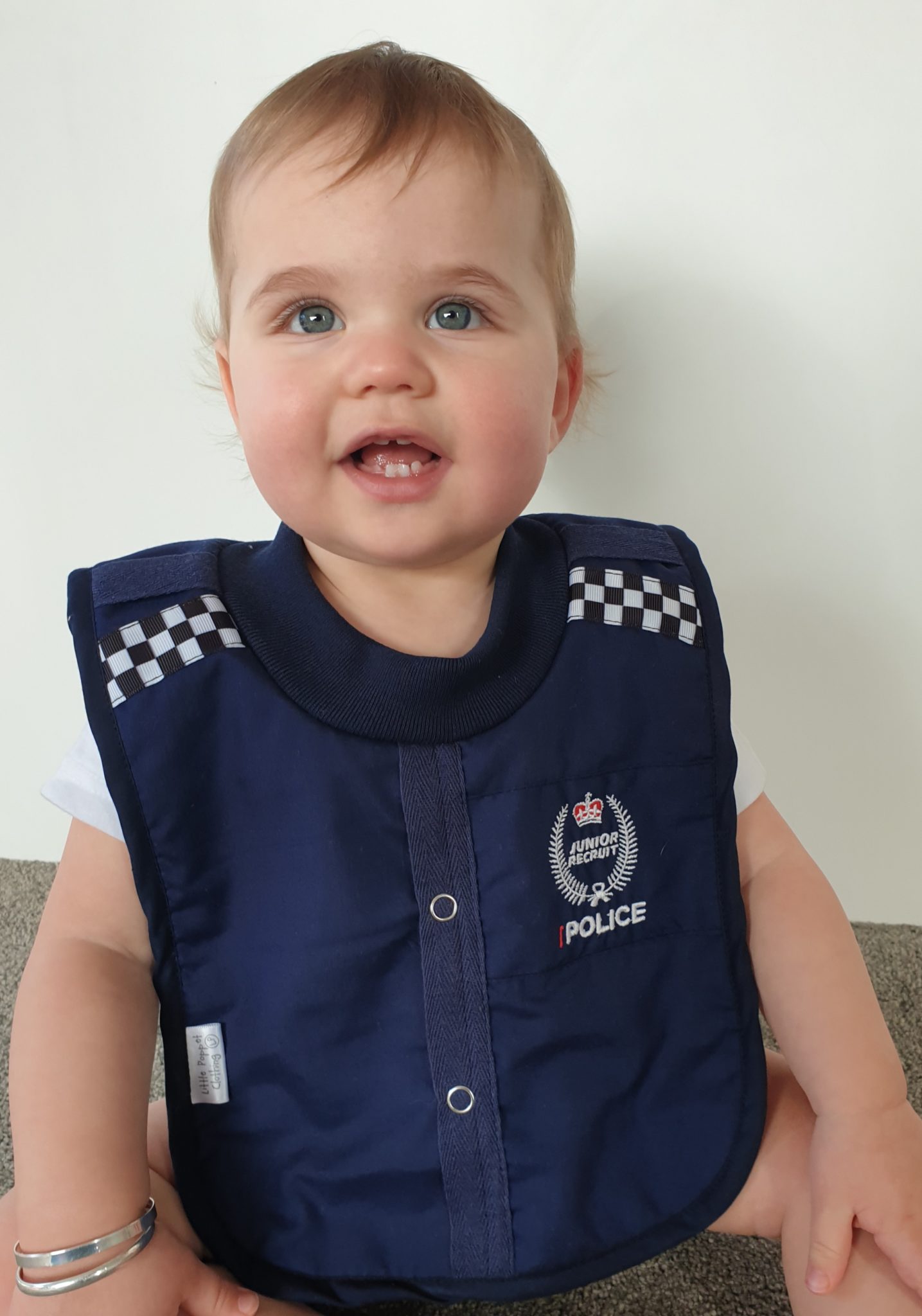 Police Bib 3 - Little Poppet Clothing